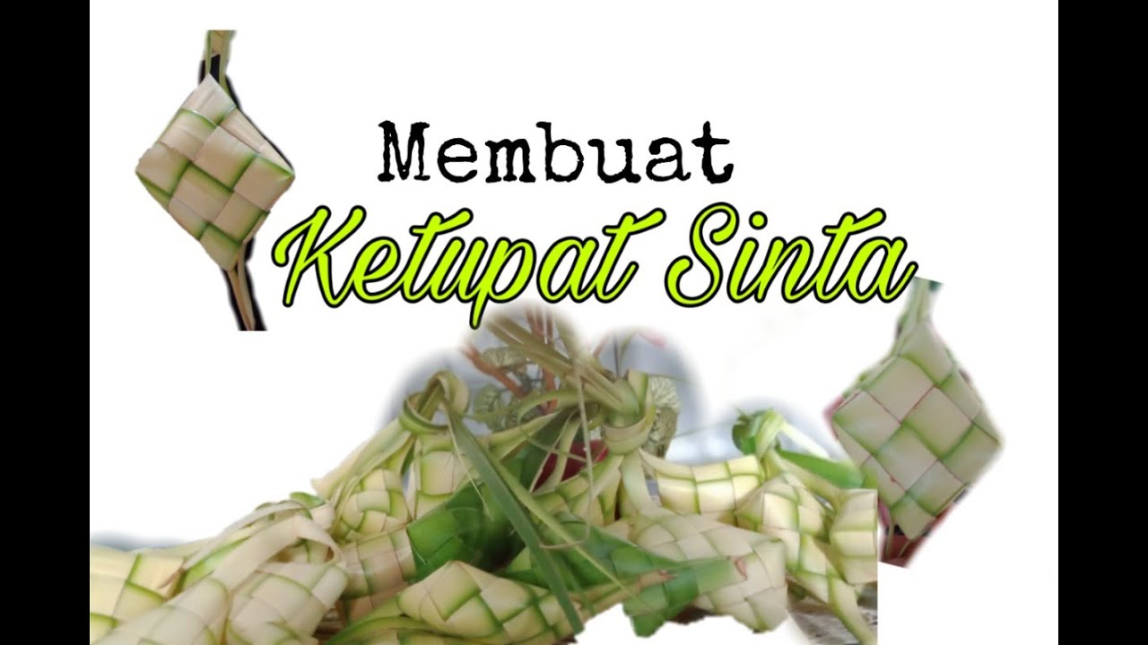 Cara membuat ketupat sinta || 3 menit aja - YouTube