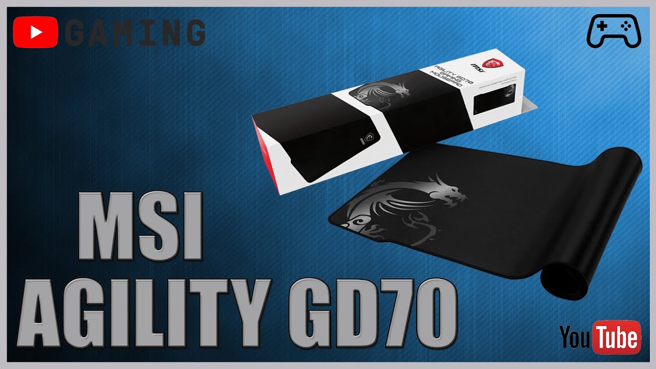 Обзор коврика для мыши msi agility gd70 !!! - YouTube