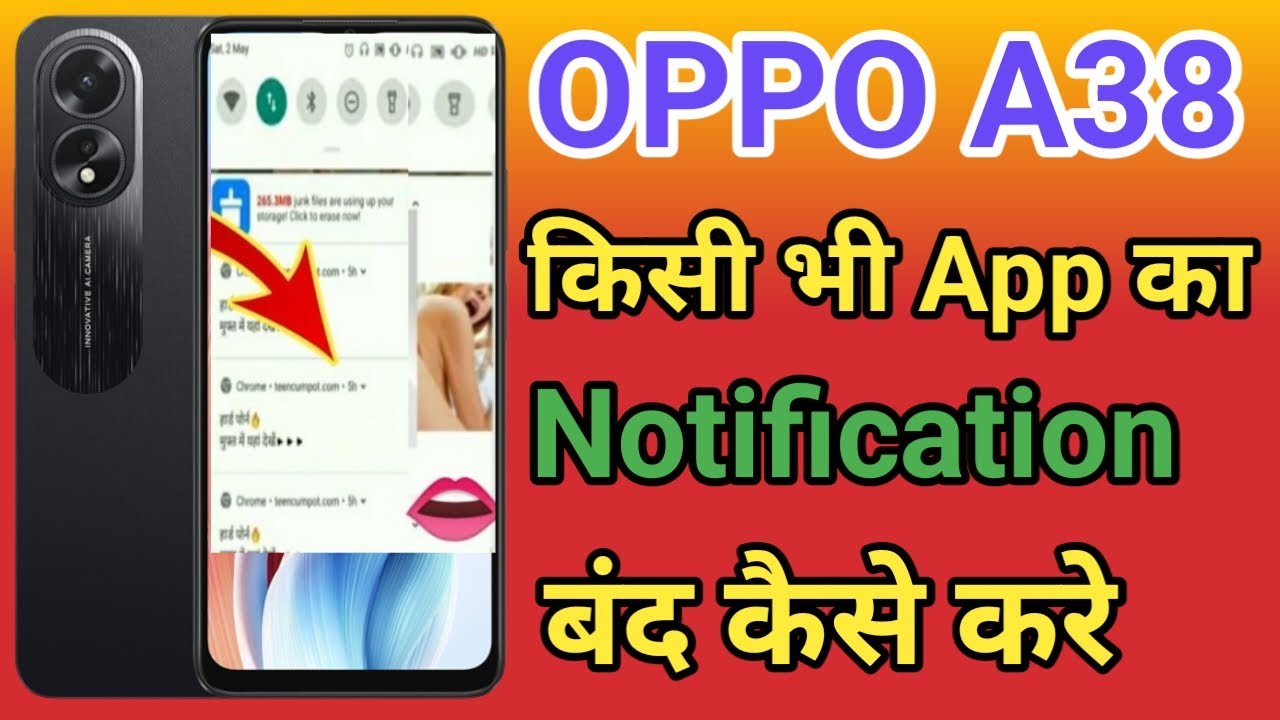 OPPO A38 Notification Band Kaise Kare | How To Notification Off In ...