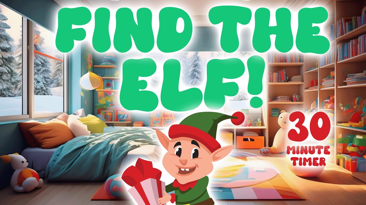 Find The Elf! Timer | 30 minute timer with calm music - YouTube