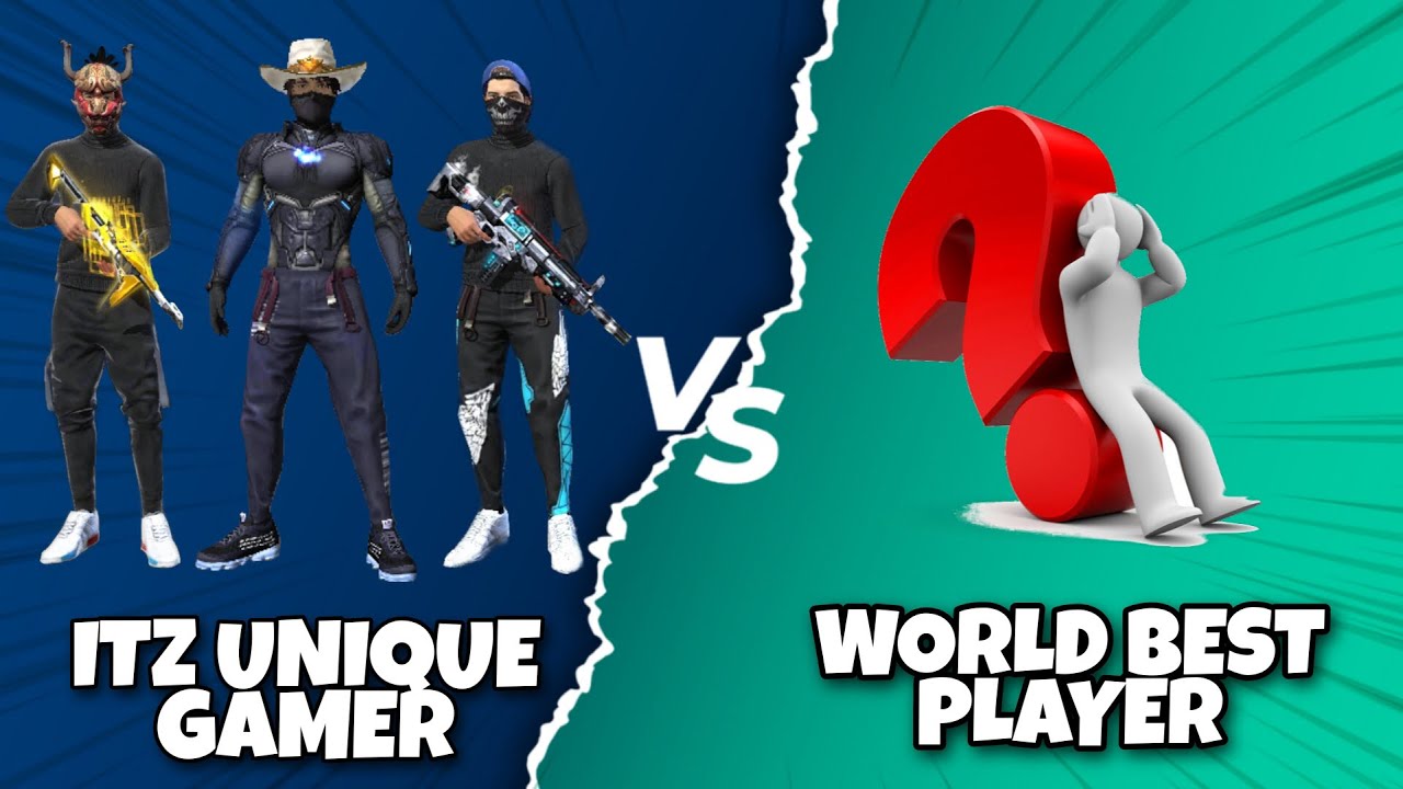 ⭐️ITZ UNIQUE GAMER VS WORLDS BEST PLAYER⭐️ - YouTube