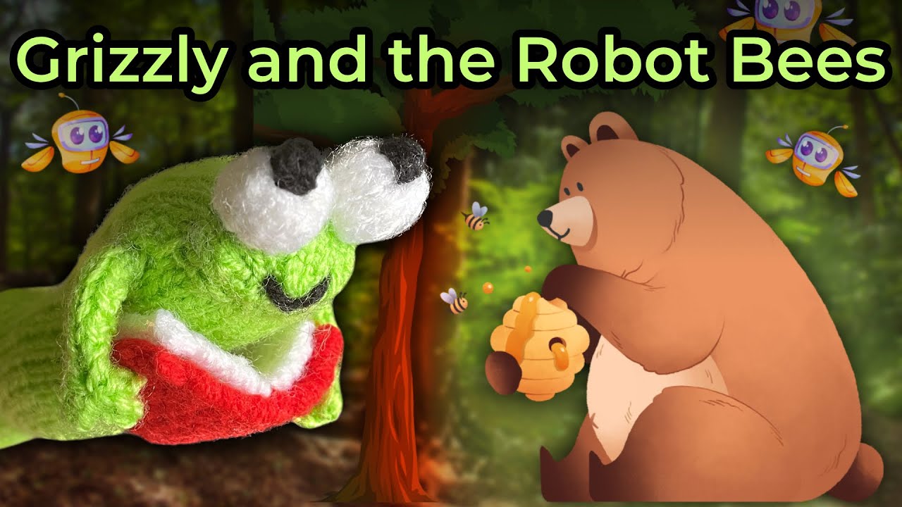 A Short Story with Barry Bookworm - Grizzly and the Robot Bees - YouTube
