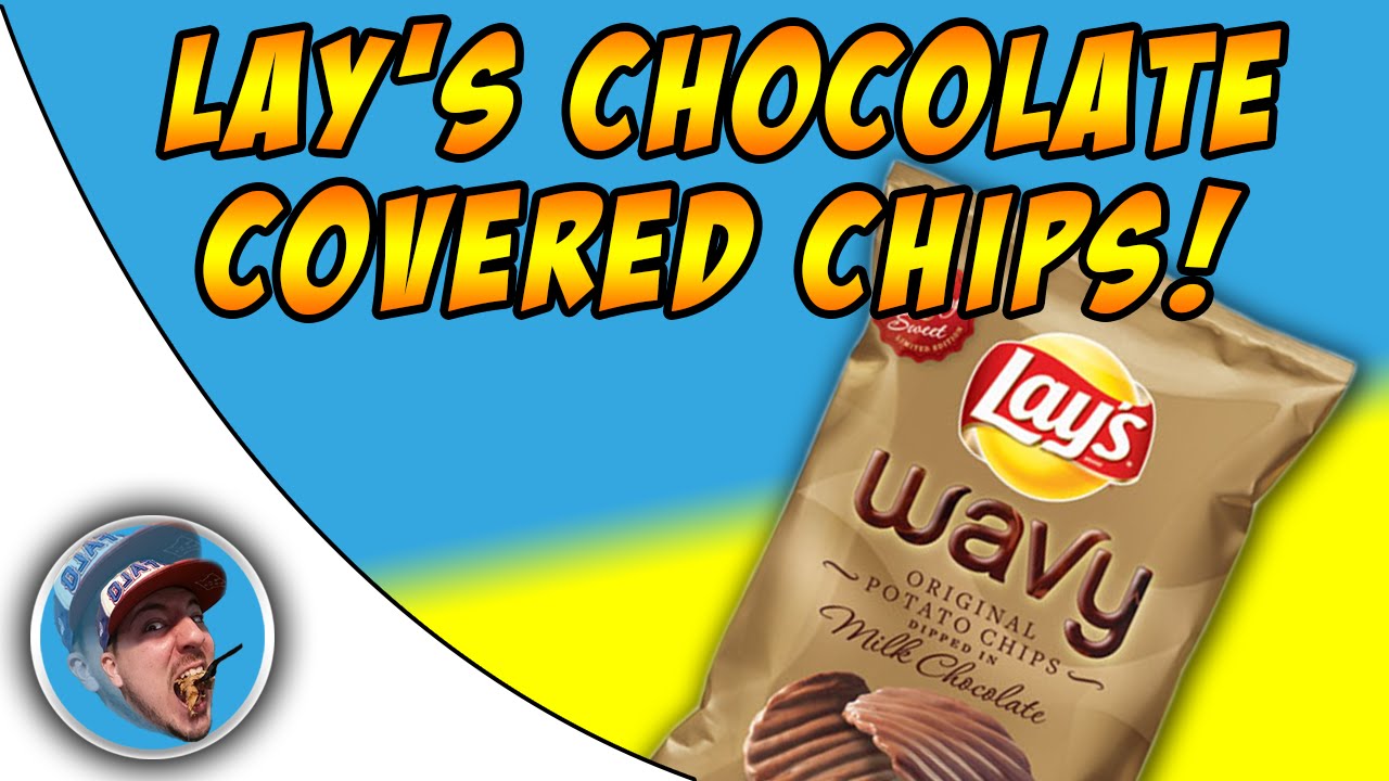 Lay's Chocolate Covered Potato Chips! - Food Review! - YouTube
