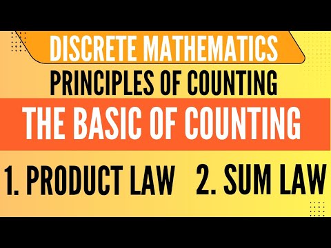 Principle of counting discrete mathematics | Sum rule and product rule ...