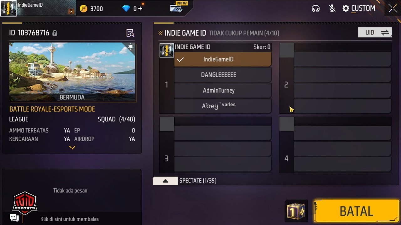 LIVE TC/CR FREE FIRE - YouTube
