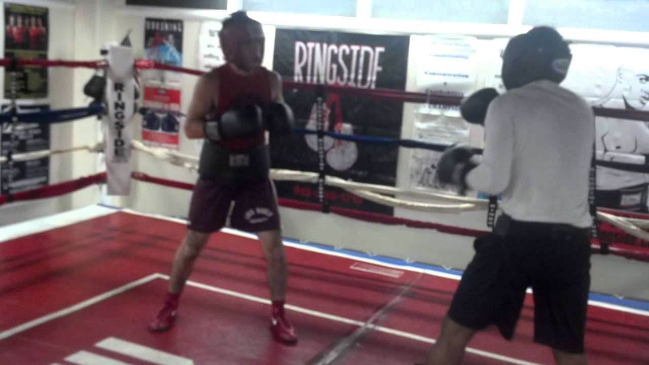 Lock Haven Boxing: Kenny vs Adam Sparring RD 1 - YouTube