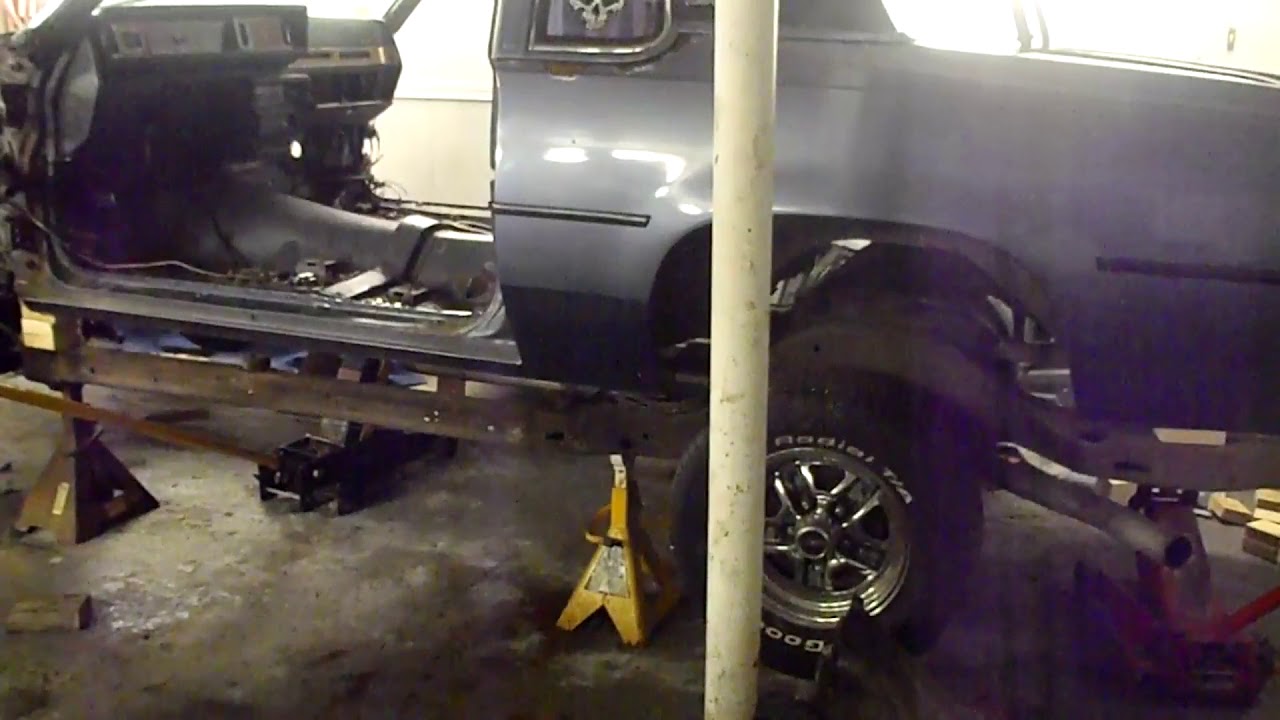 83 cutlass Frame removal pt2 - YouTube