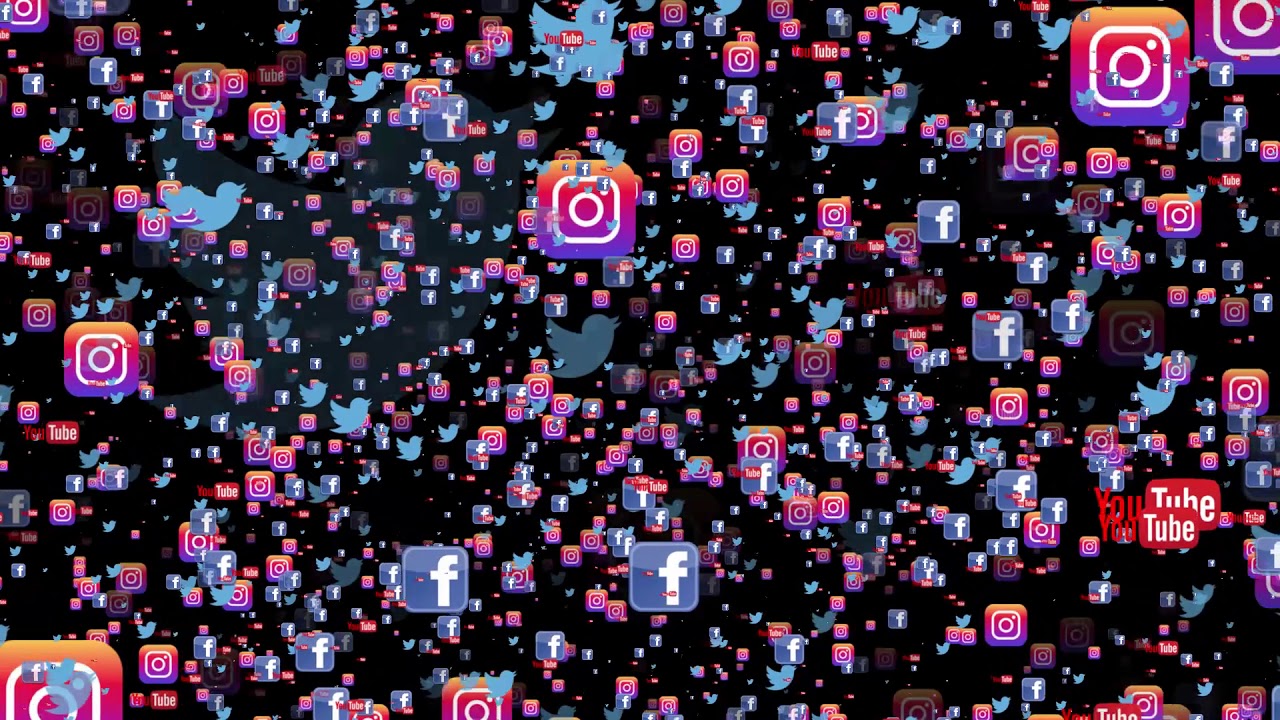 Social Media Particles Free animation Royalty free Background HD ...