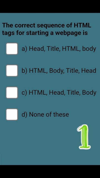 Html Tags Fast Answer Html5 Navbodhteacher Youtube