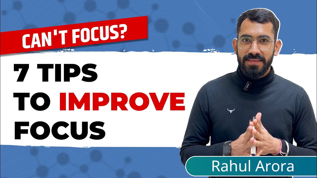 Loosing FOCUS while studying? Here is how to improve your FOCUS 💯 - YouTube