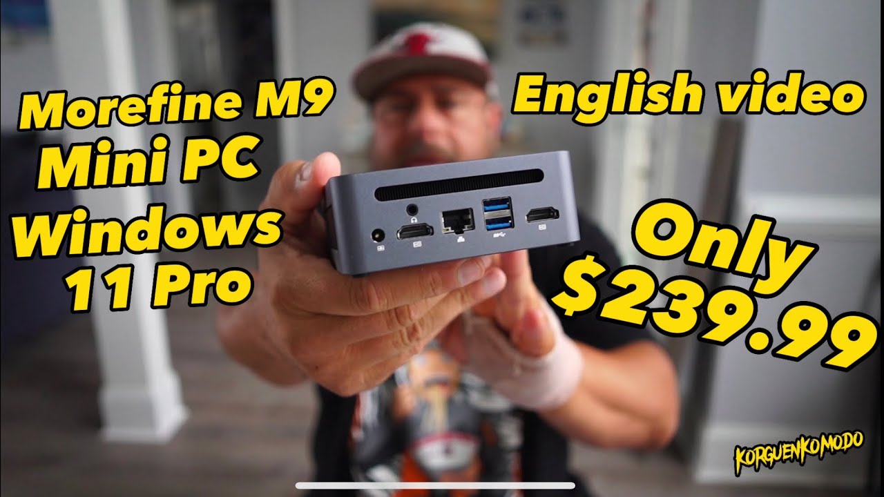 **ENGLISH** Morefine M9 Mini PC Windows 11 Pro Intel 12th Alder Lake ...