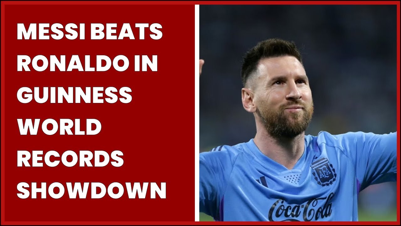 MESSI BEATS RONALDO IN GUINNESS WORLD RECORDS SHOWDOWN - YouTube