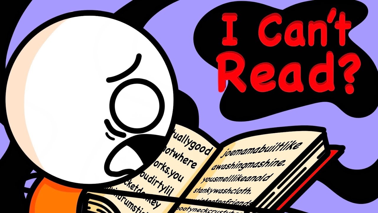 I Can't Read!?!? (Story Time Animation) - YouTube