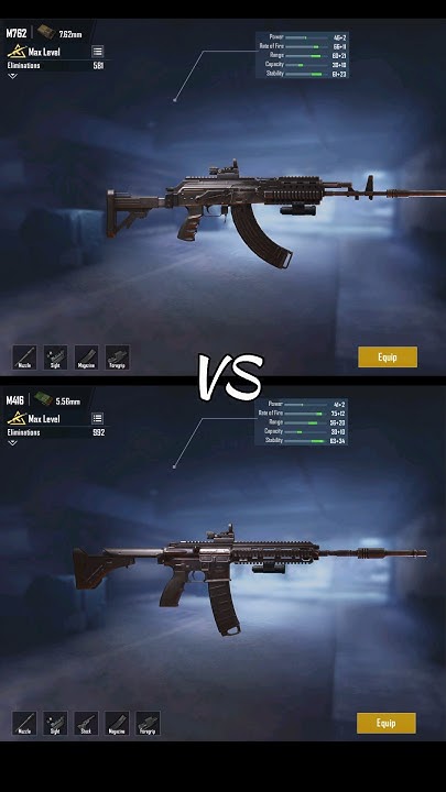 M762 vs M416 | PUBG Mobile - YouTube