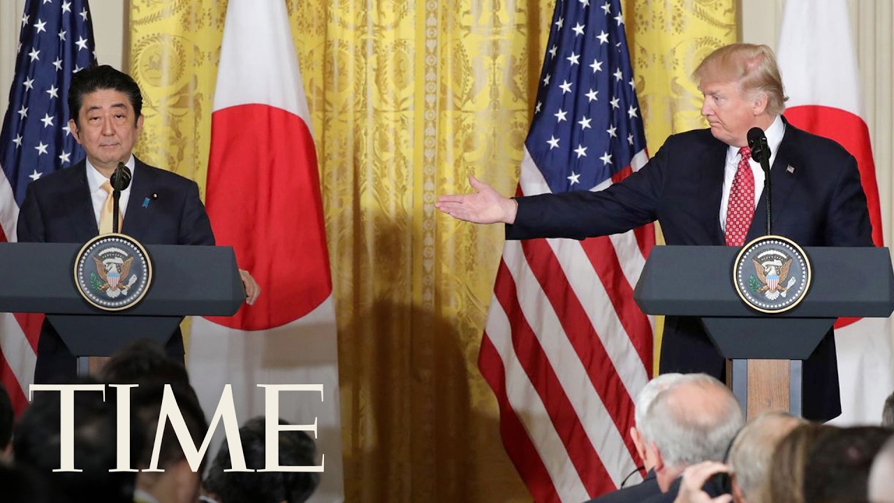 President Trump Holds Press Conference With Japanese Prime Minister ...