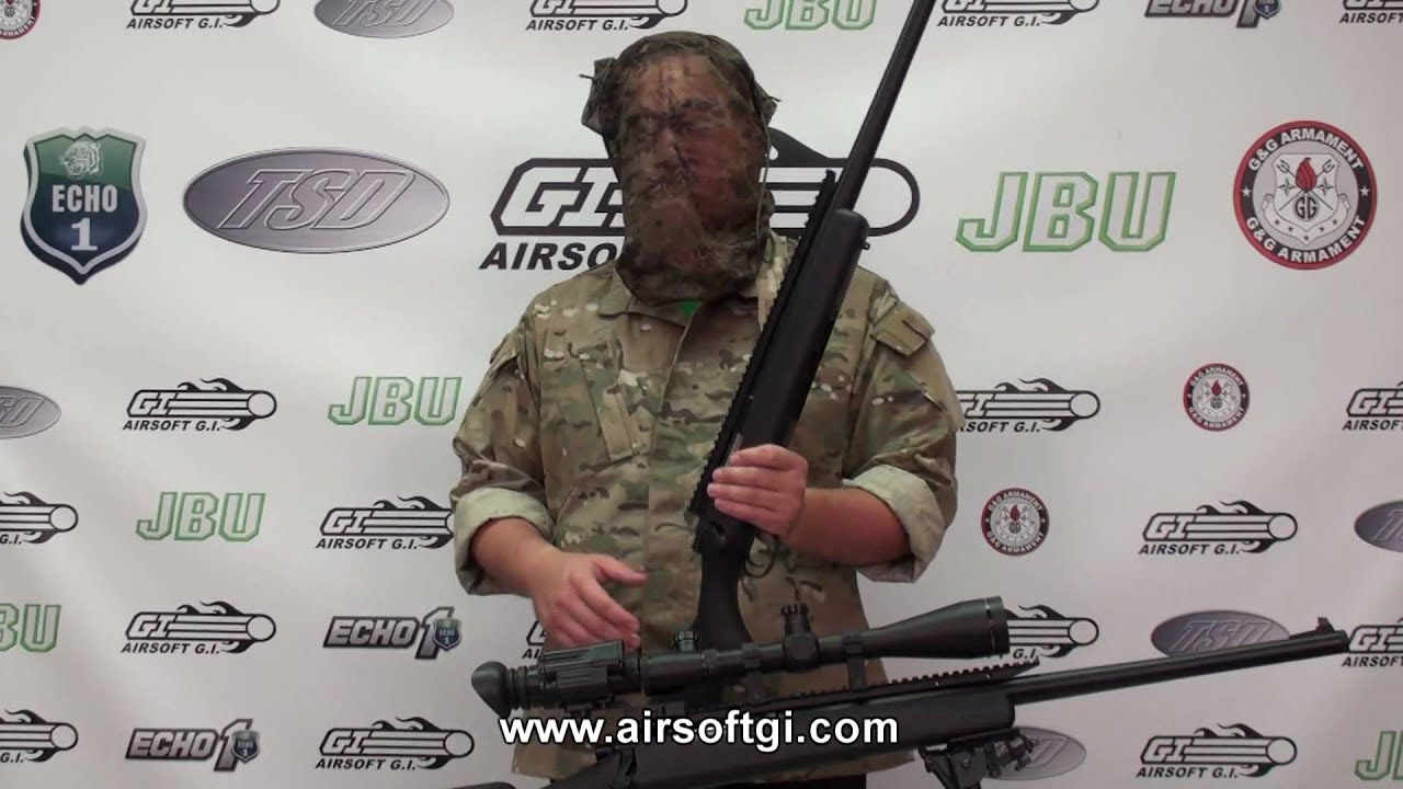 Airsoft GI - Battle Ready Fully Upgraded Airsoft Sniper Rifle Airsoft ...