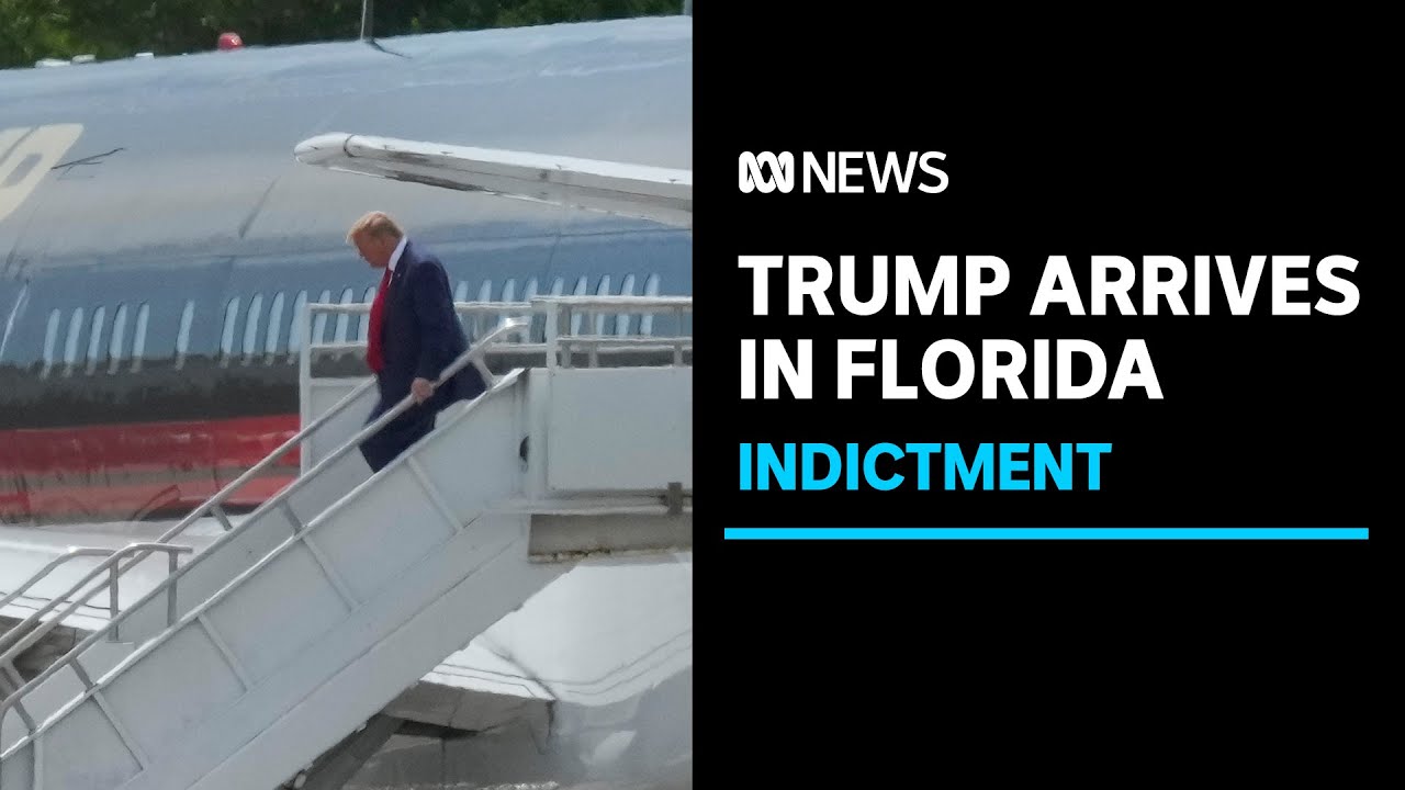 Donald Trump arrives in Florida to face charges in documents case | ABC ...