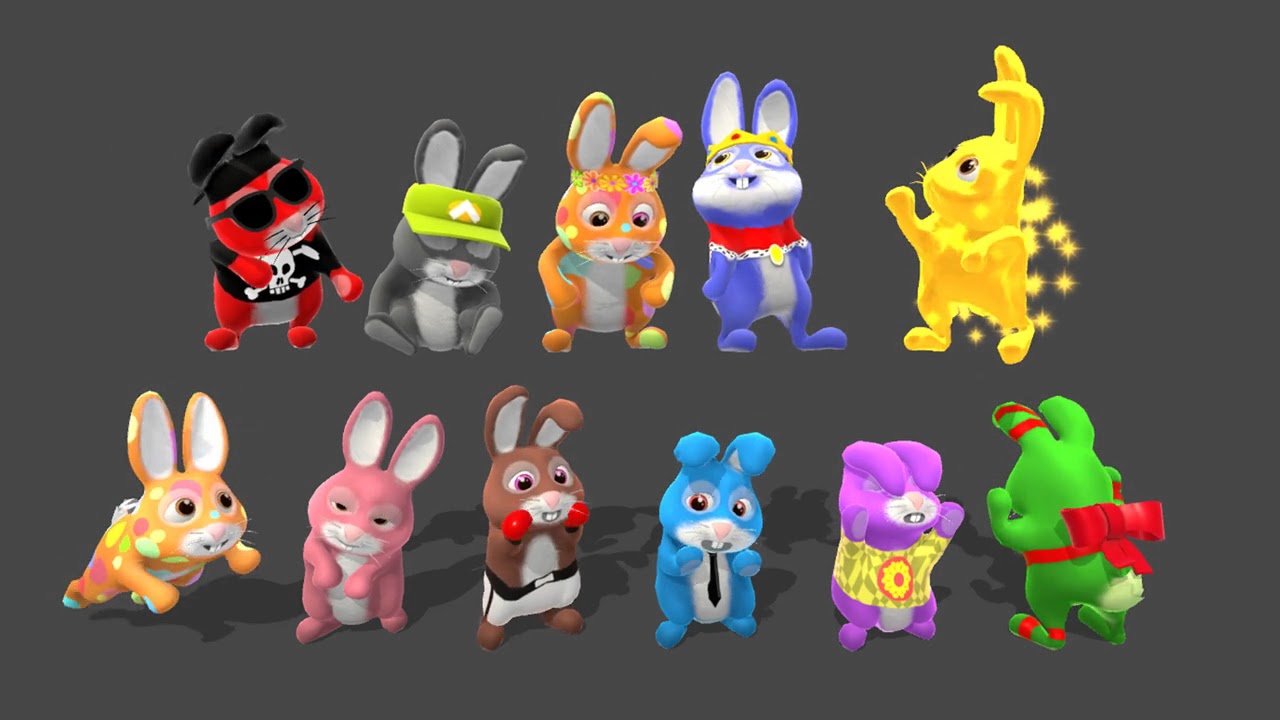 2018 - Auchan Kids - Rabbits anims - YouTube