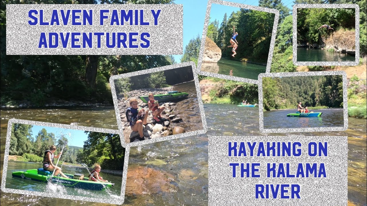 Kayaking on the Kalama River in WA with Slaven Family Adventures! - YouTube