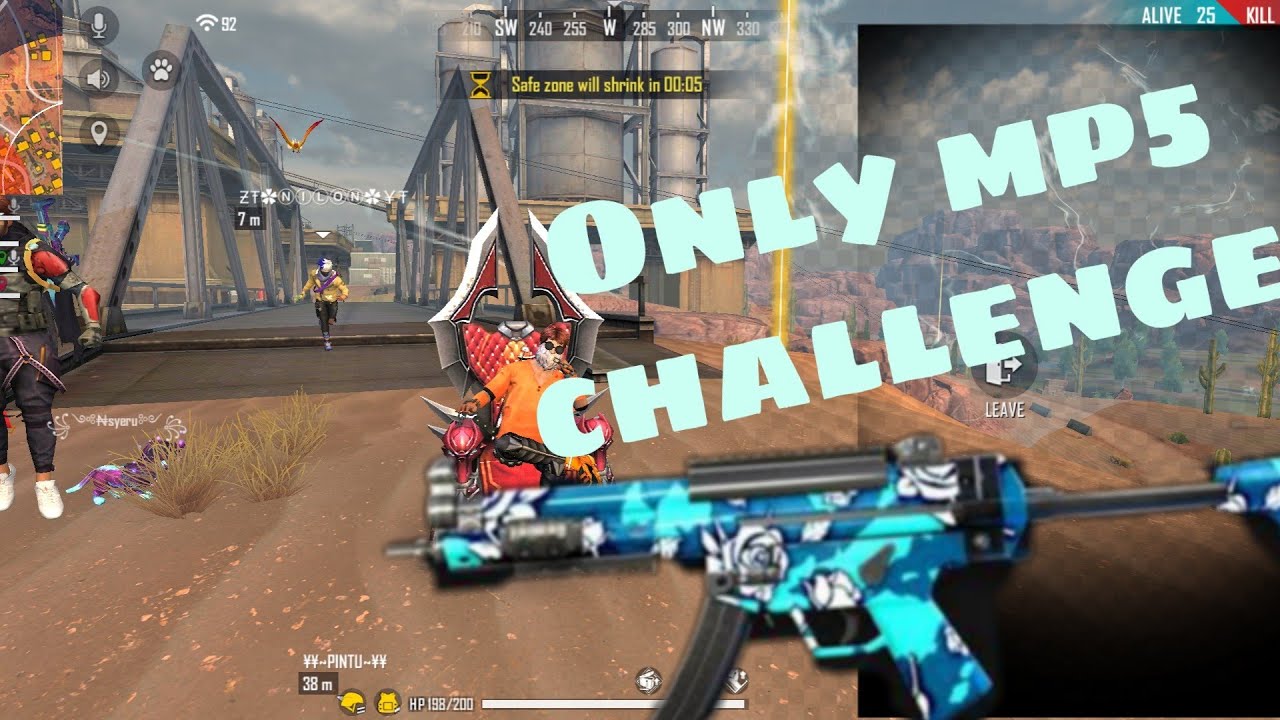 🛑🛑only mp5 challenge - YouTube