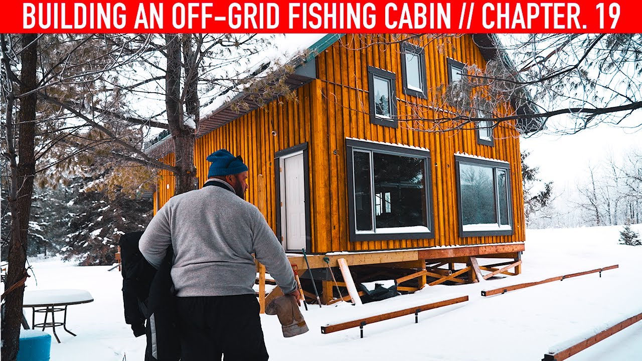 We Made It Back! (Snowmobile Trip) - Building An Off Grid Fishing Cabin ...