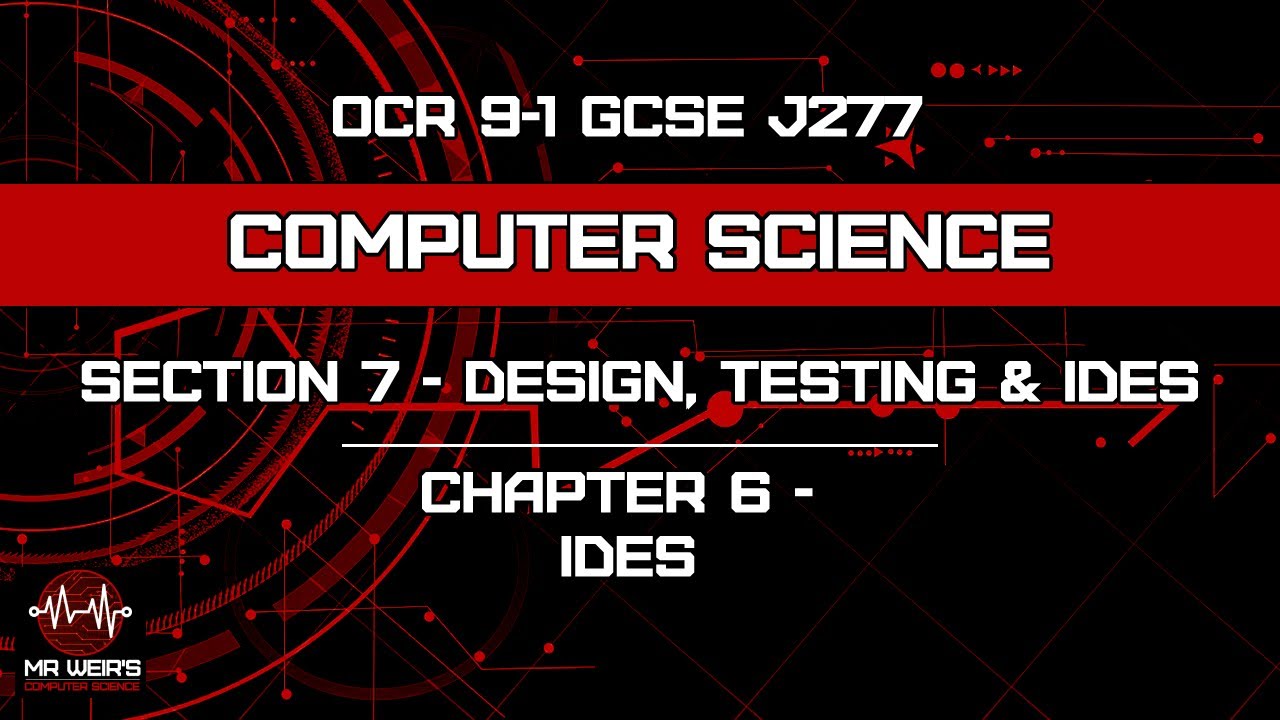 Design, Testing and IDEs - Chapter 6 - IDEs - YouTube