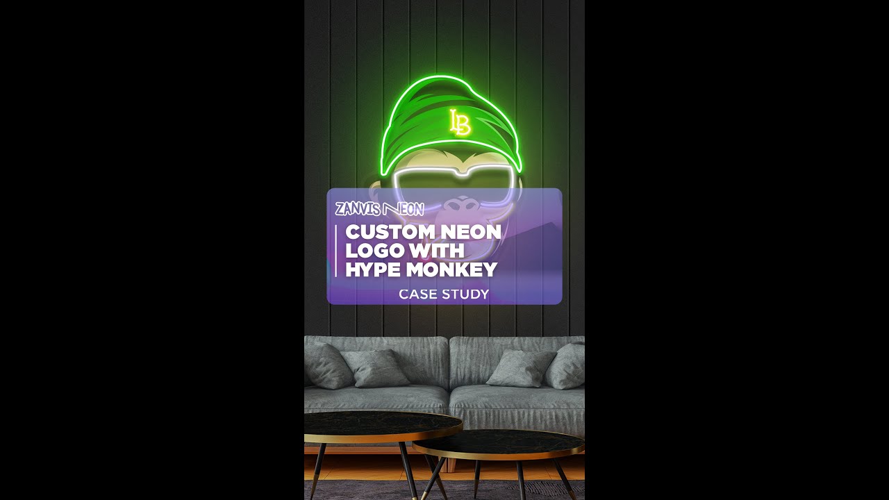 Case Study: Hype Monkey Neon Sign | Custom Neon Sign - Zanvis Neon # ...
