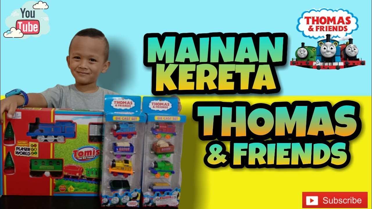 Kereta Thomas & Friends || Unboxing Mainan Kereta Thomas - YouTube