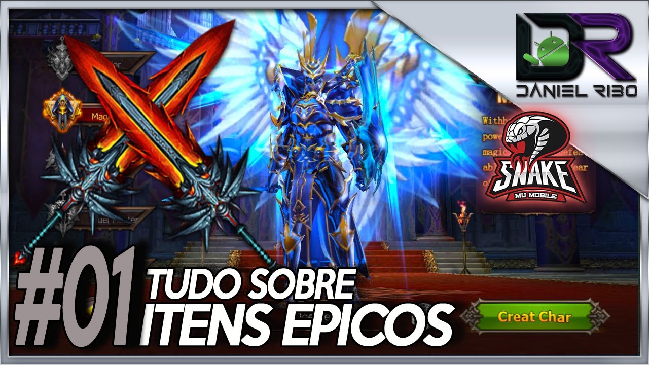 #01 Onde conseguir itens épicos no Mu Snake BR Mobile - YouTube