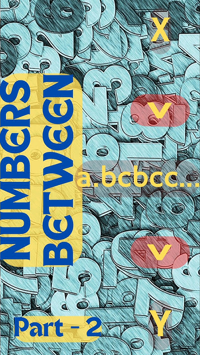 Class 9 | Mathematics | Number System | Find numbers between 2 numbers | #shorts #class9 | Part ...