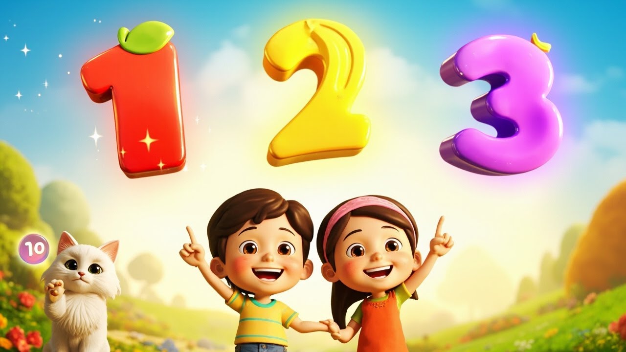 Fruit Counting Song | Count 1–10 with Apples, Bananas & Grapes! | Fun ...