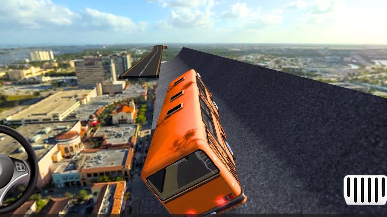 How to drive Bus on Difficult situation? | Impossible Tracks Bus Stunts ...