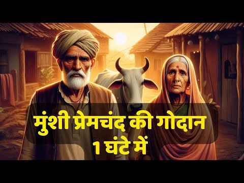 गोदान - मुंशी प्रेमचंद | पूरा उपन्यास 1 घंटे में | Godan Summary | Hindi Audio Book