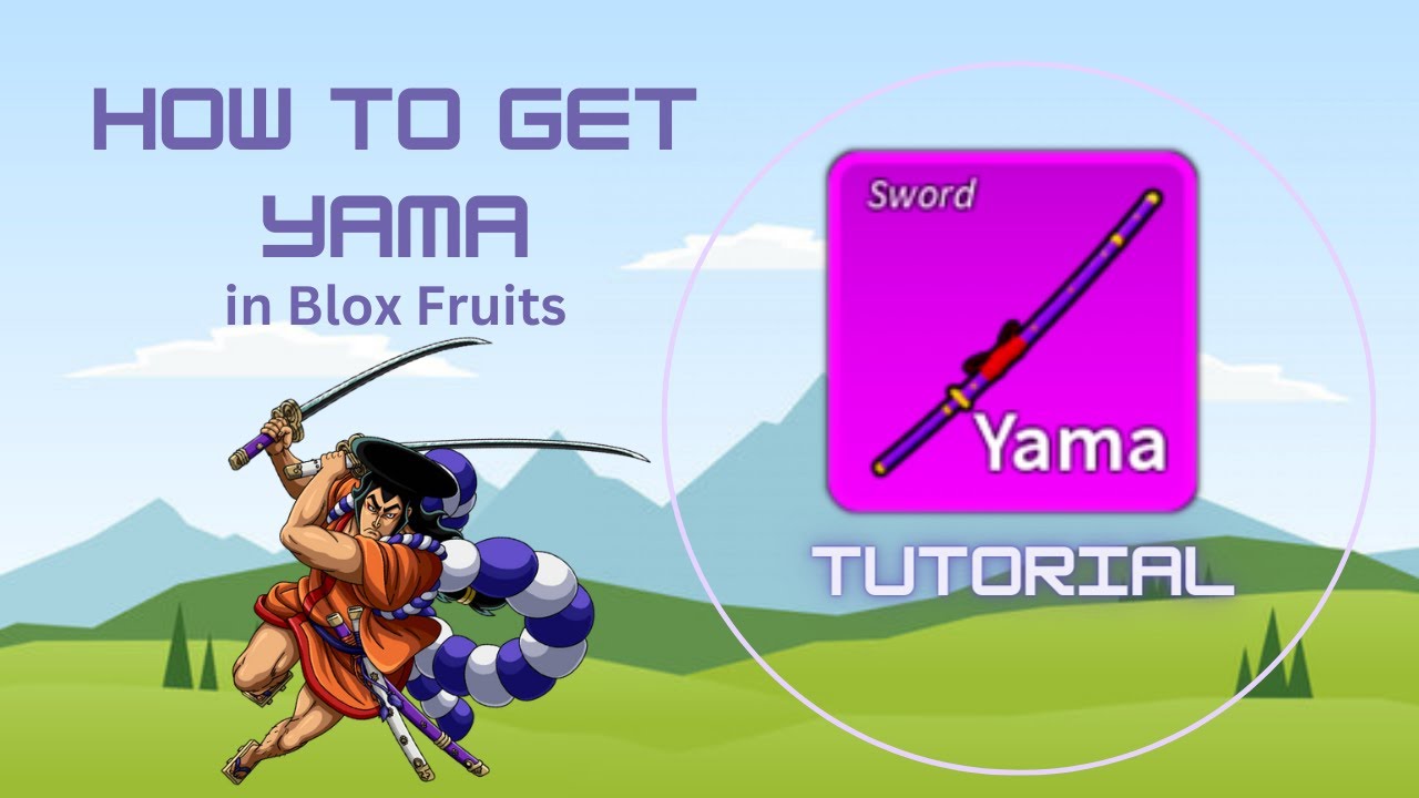 How to get the legendary sword Yama in Blox Fruits - YouTube