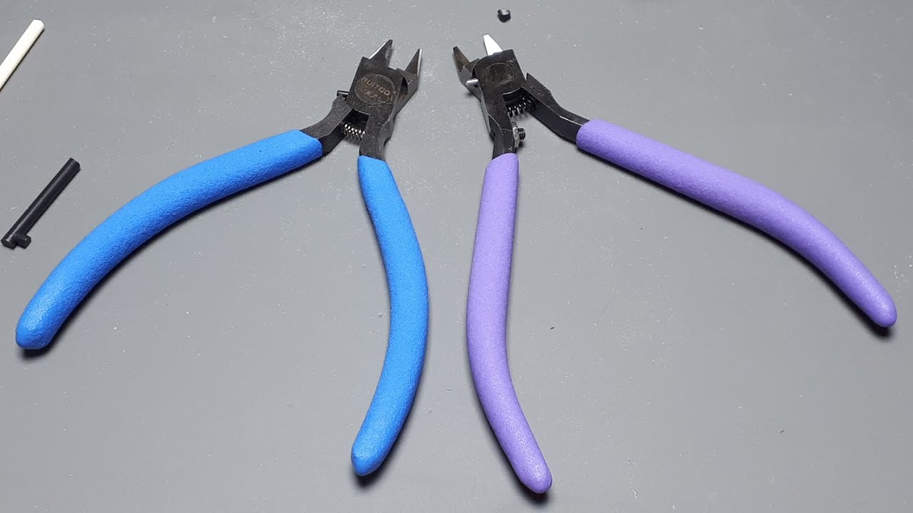 Ruitool blue 0.5 vs. purple RM 1.0 single blade nipper cutter clipper ...