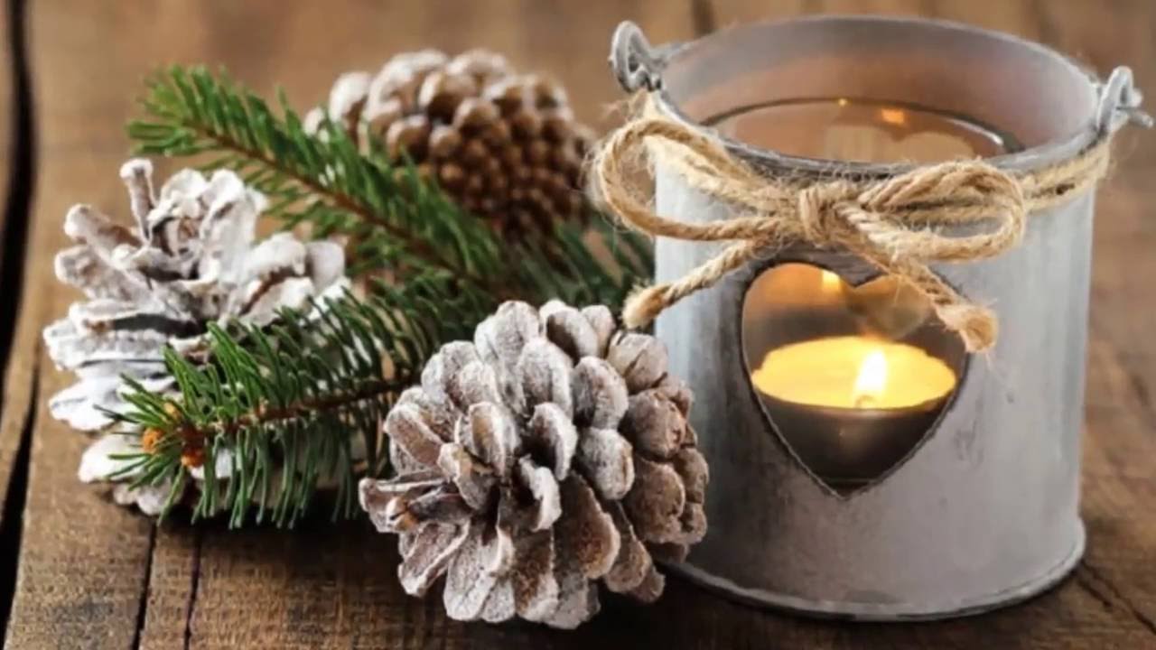 Новогодние свечи и подсвечники 30 идей декора - YouTube
