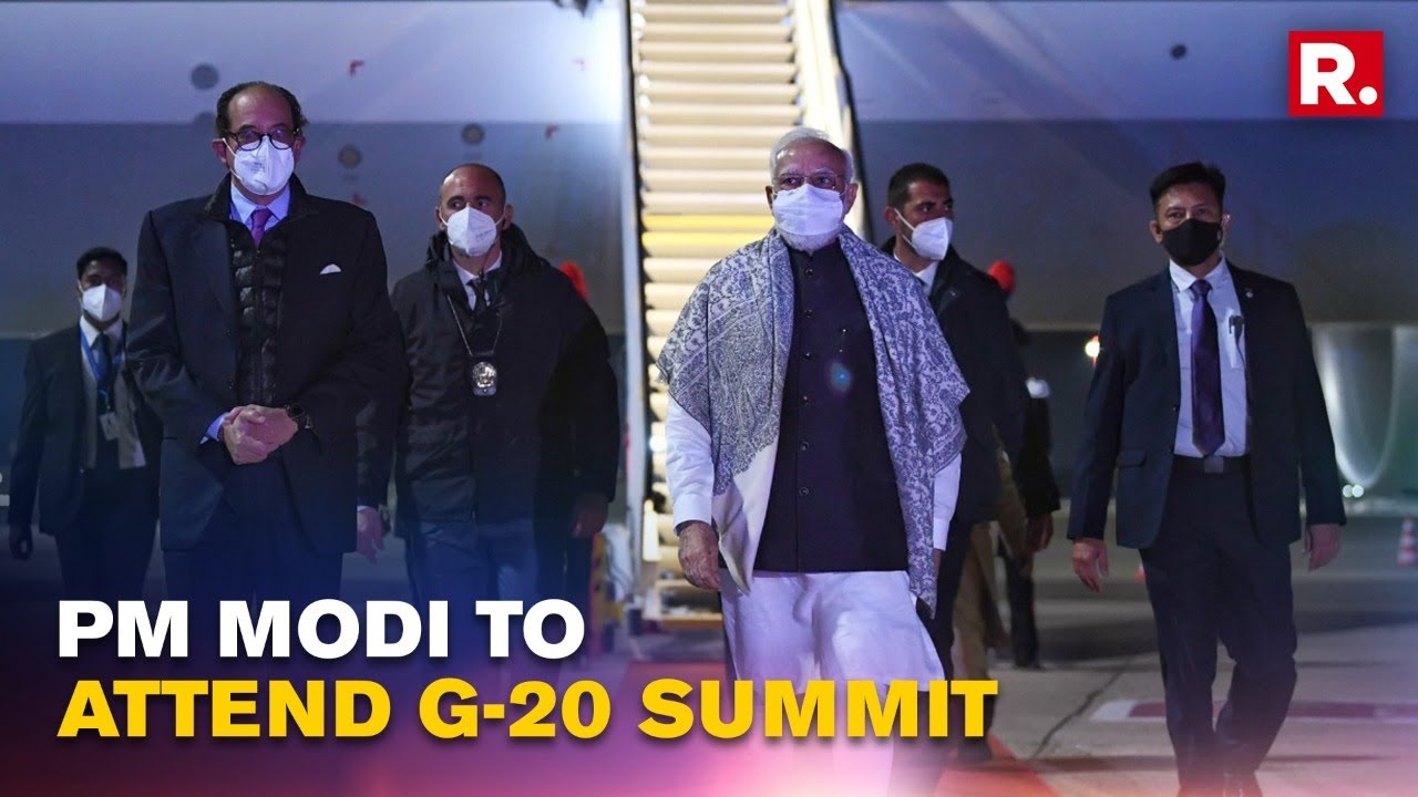 PM Modi Arrives In Rome, To Participate In 16th G-20 Summit From ...