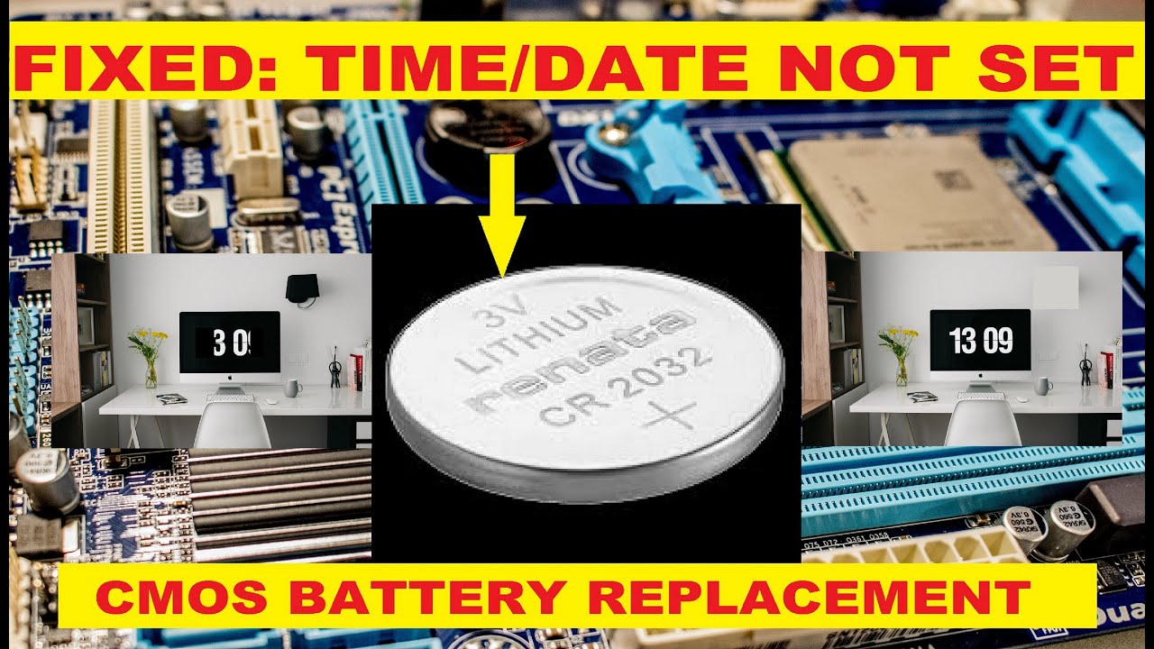PC CMOS Battery Replacement - YouTube