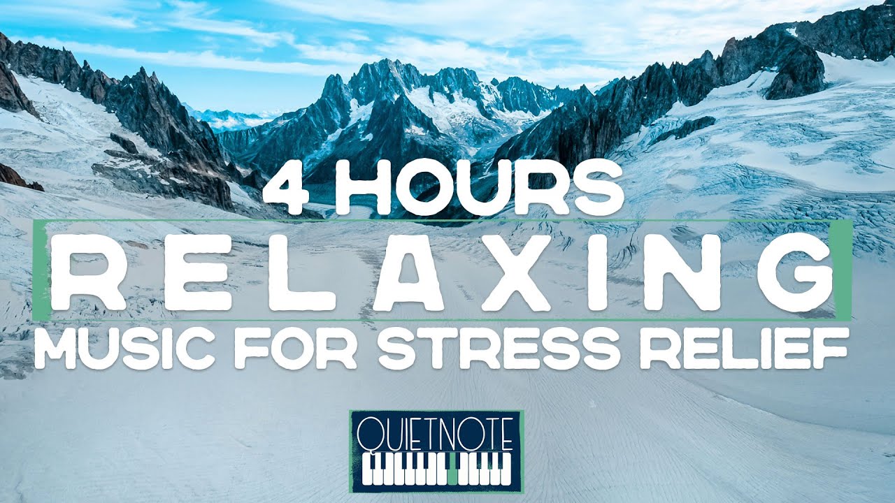 Relaxing Music for Stress Relief, 4 Hours of Meditation Music, Ambient ...