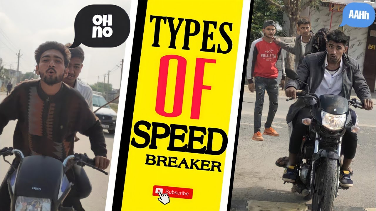 Types of speed breakers | speed breaker ke jhatke |viinsworld - YouTube