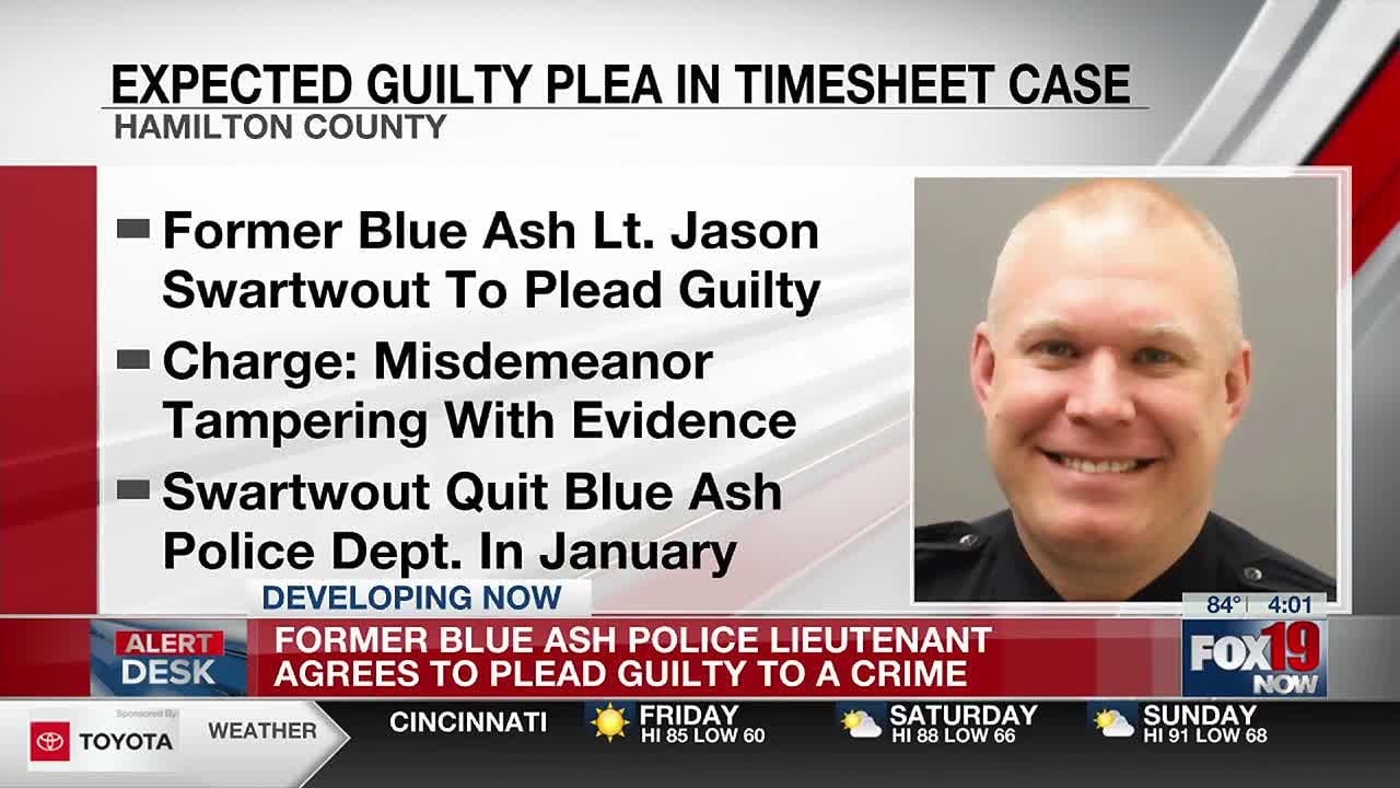 Former Blue Ash police lieutenant agrees to plead guilty to a crime ...