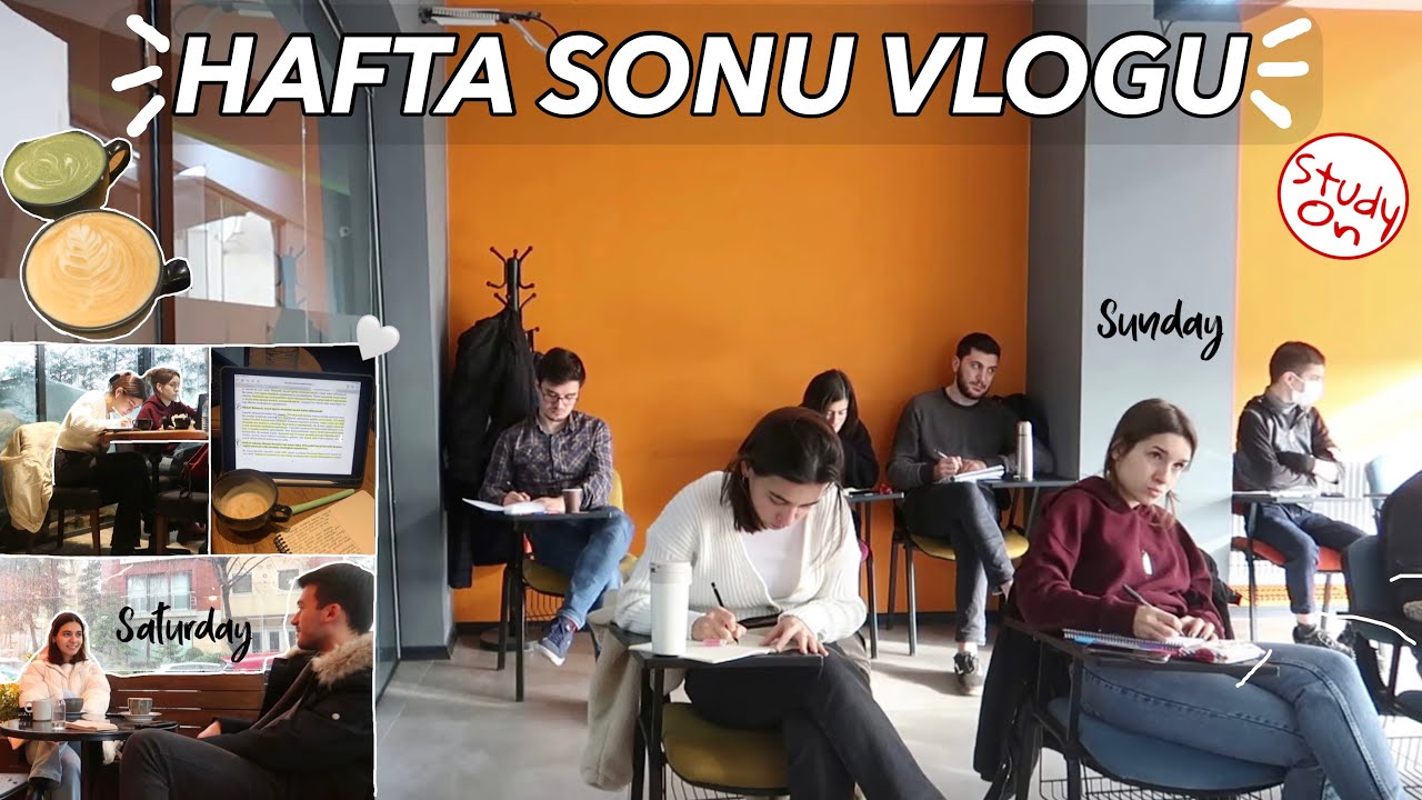 HAFTA SONU VLOGU! | yüz yüze Almanca kursu 📝, study date 👩🏽‍💻 , benimle 2 gün! ARALOG 4 - YouTube