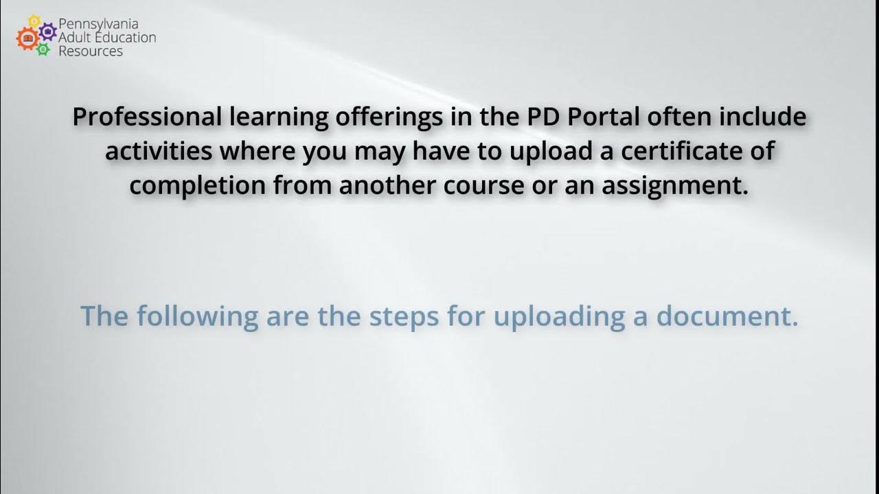 How do I upload a document - YouTube