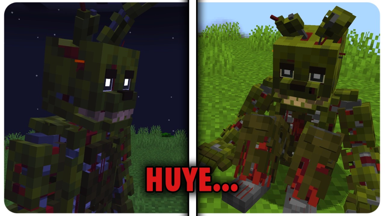 Intenta SOBREVIVIR a SPRINGTRAP en Minecraft... - YouTube