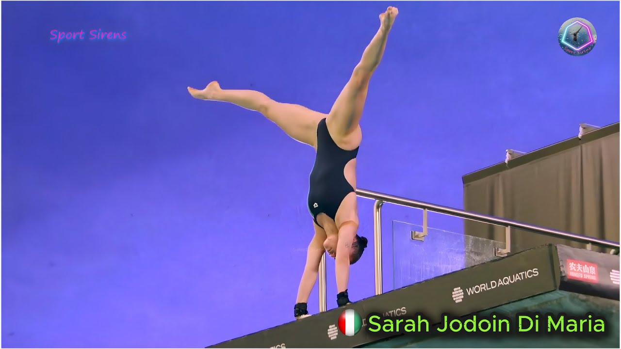 Don’t Look Away from This Armstand Dive🤫| 🇮🇹 Sarah Jodoin Di Maria ...