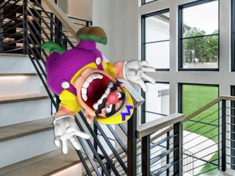 Wario dies by falling down the stairs after standing up to fast.mp3 ...