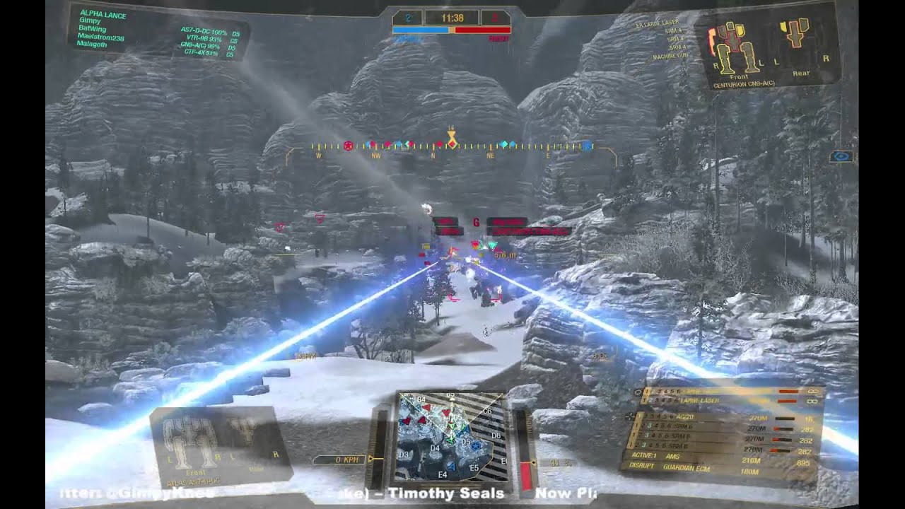 MechWarrior Online: Atlas AS7-D-DC with AC20 and 2 Large Lasers in ...