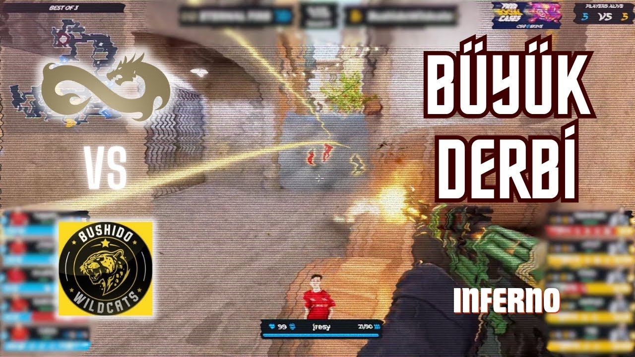 ETERNAL FIRE vs BUSHIDO WILDCATS - INFERNO HIGHLIGHTS - ESEA ADVANCED ...