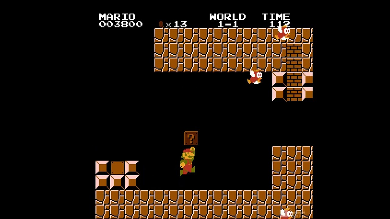 Super Mario Bros. Extended (NES): Layout ID / Glitched Level 8C (WB-4 ...