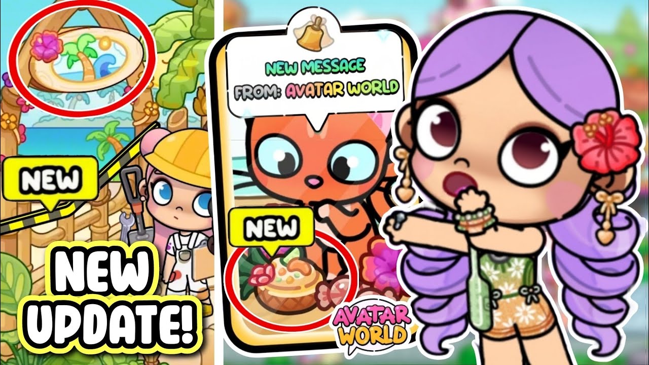 **NEW UPDATE** IN AVATAR WORLD AVATAR WORLD 😯😎 - YouTube